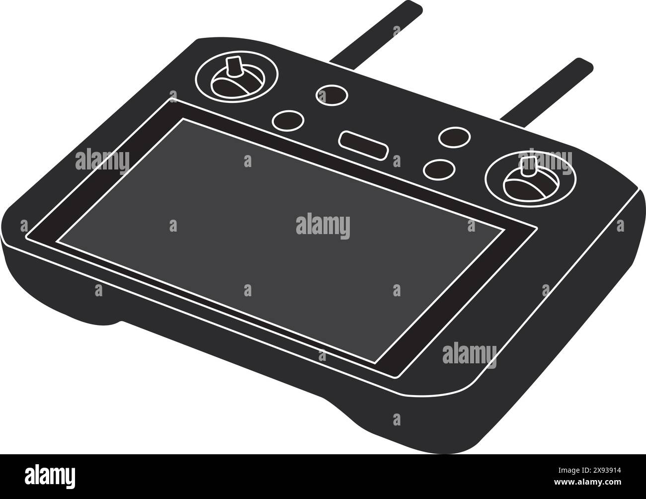 Remote control drone icon vector design template Stock Vector Image ...