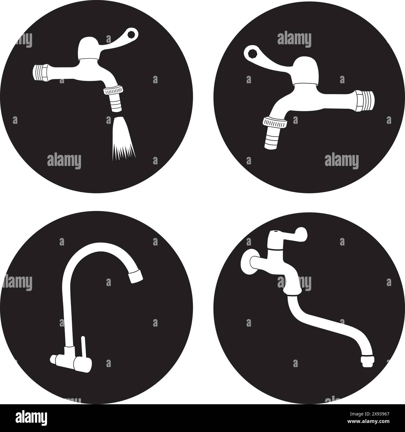 water faucet icon vector illustration simple design Stock Vector Image ...