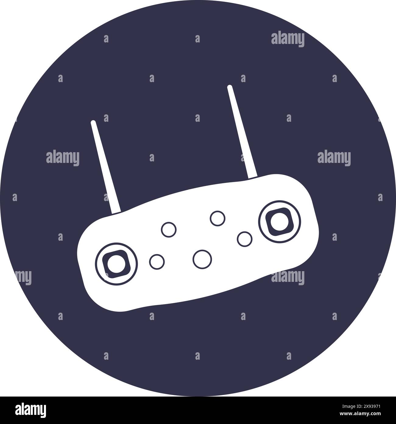 Remote control drone icon vector design template Stock Vector Image ...
