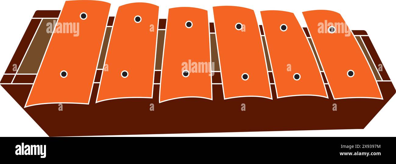 Gamelan icon, traditional Indonesian musical instrument,vector ...