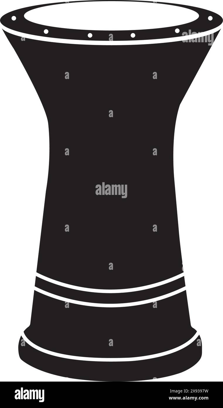 Darbuka icon, a traditional percussion musical instrument from the ...