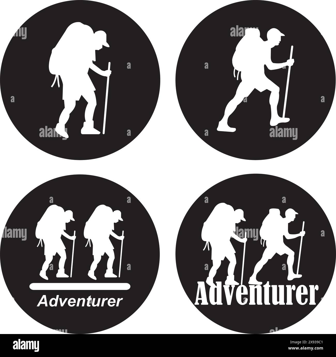 Adventurer Icon Vector Illustration Symbol Design Stock Vector Image And Art Alamy