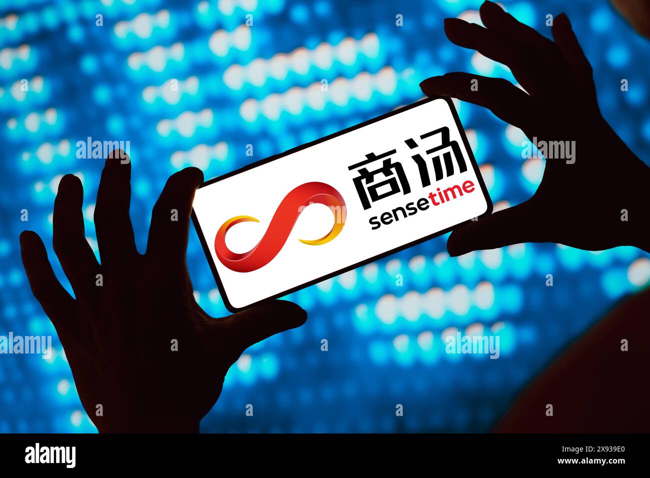 Brazil. 28th May, 2024. In this photo illustration, the SenseTime logo ...