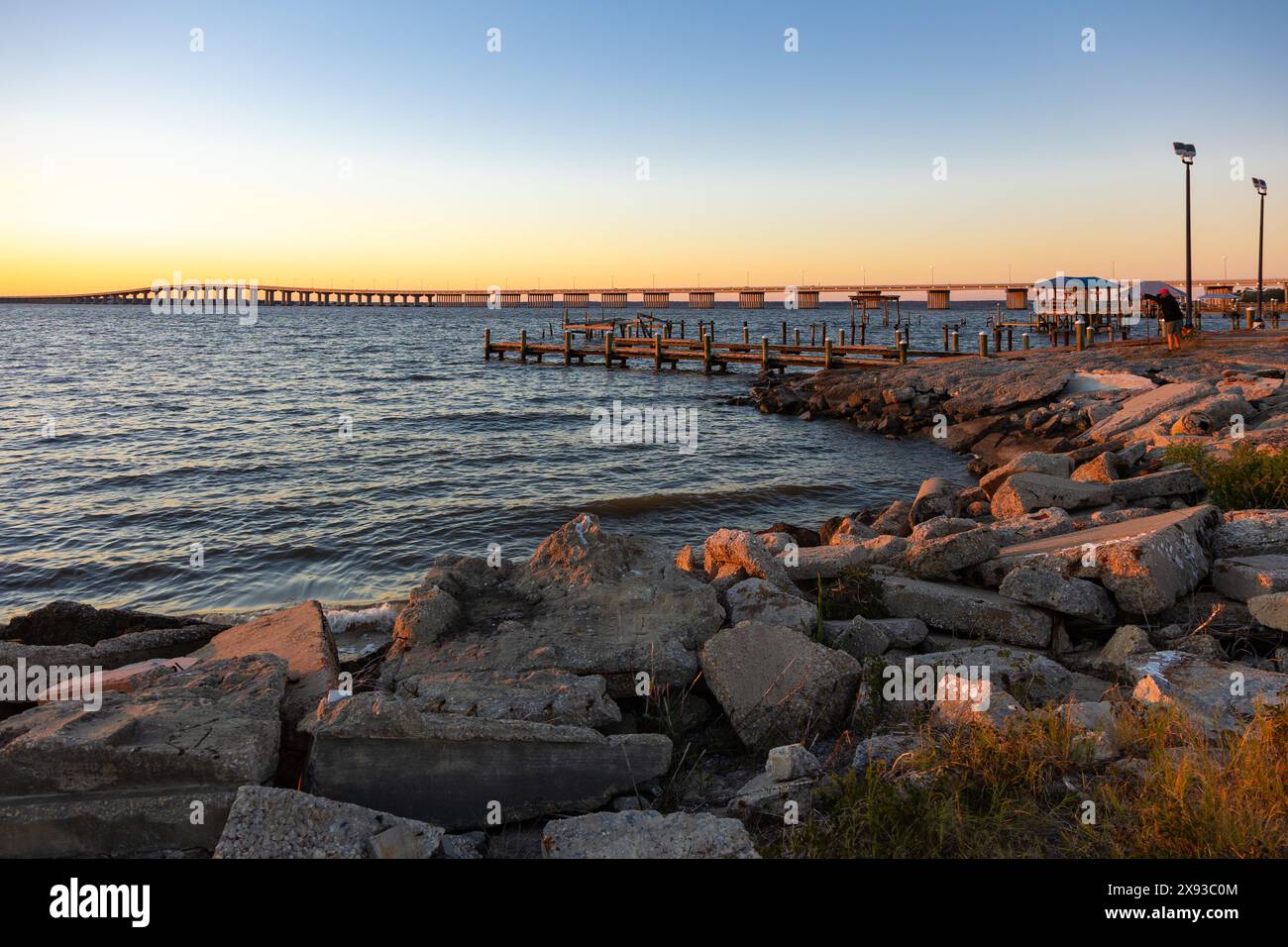 Waste concrete helps with erosion control at the boat ramp at Henderson ...