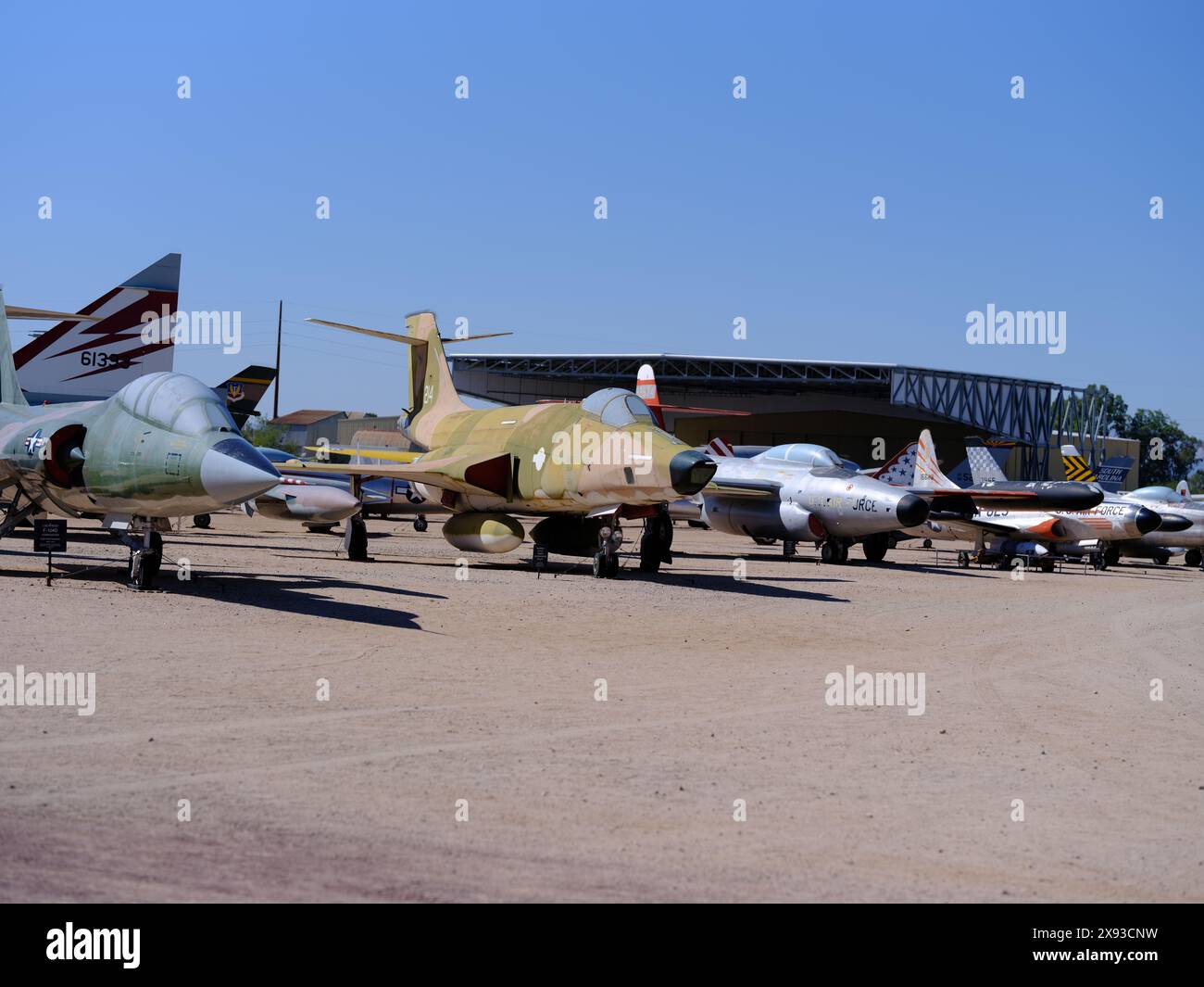 The Pima Air & Space Museum in Tucson, Arizona, features historic ...