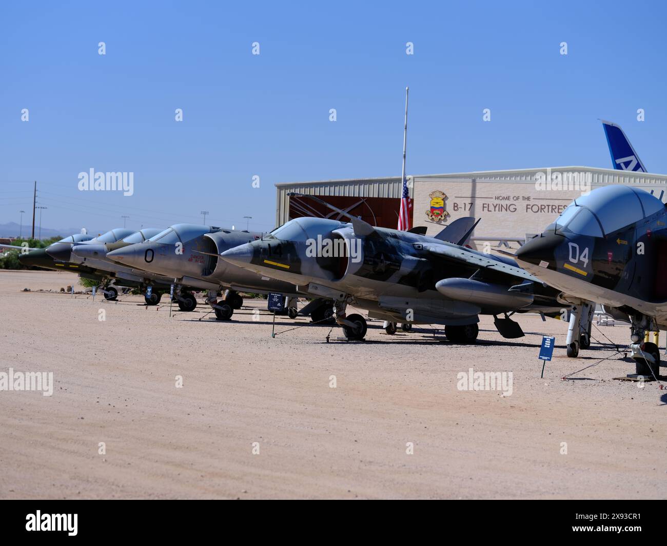 The Pima Air & Space Museum in Tucson, Arizona, features historic ...