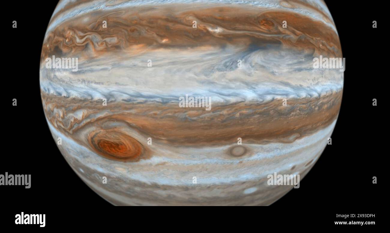 Illustration of the planet Jupiter. Jupiter is the the fifth planet ...