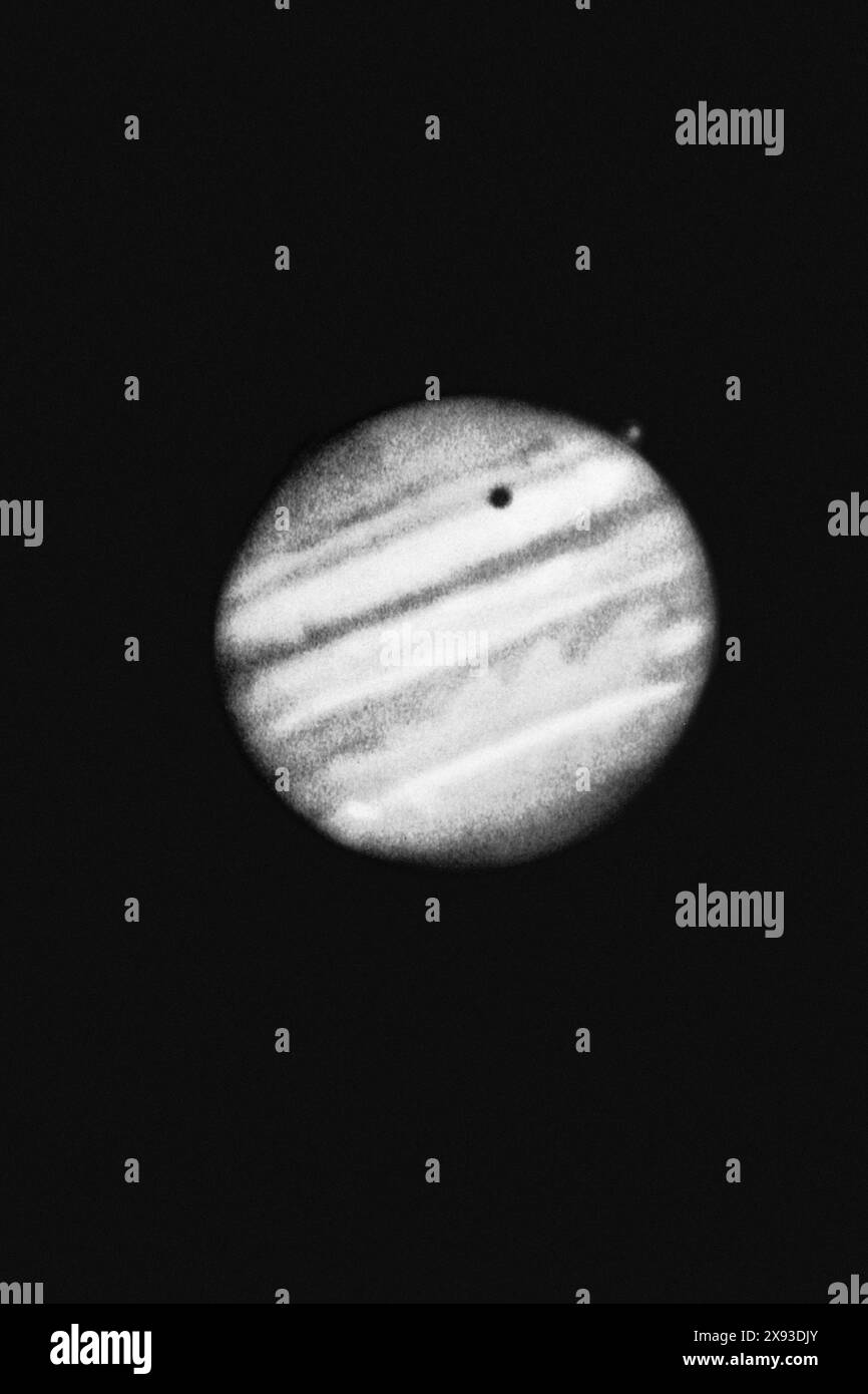 Jupiter photographed in the 1950s. Jupiter is the fifth planet from the ...