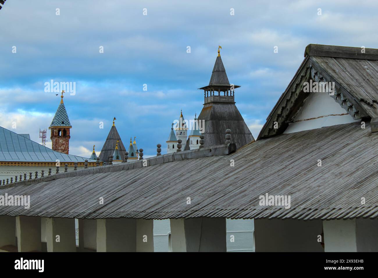 Rostov Kremlin. A medieval structure of the 17th century. View through ...