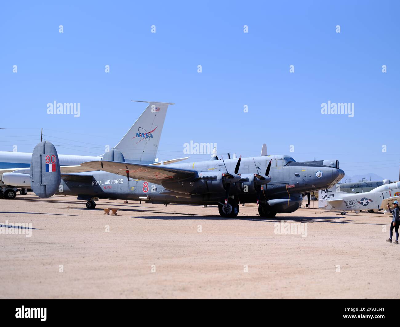 The Pima Air & Space Museum in Tucson, Arizona, features historic ...