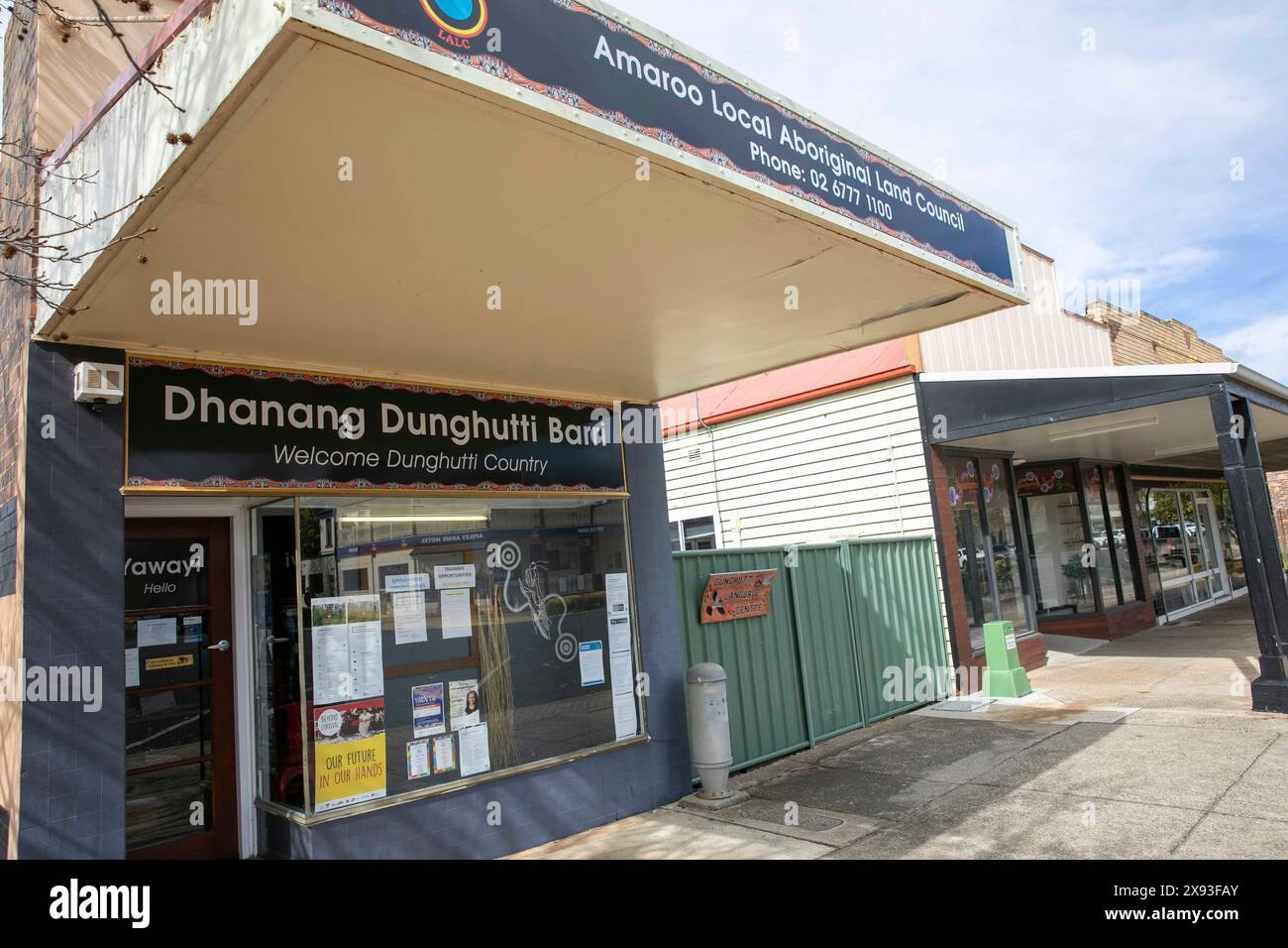 Walcha town centre in New South Wales, Amaro local aboriginal land ...