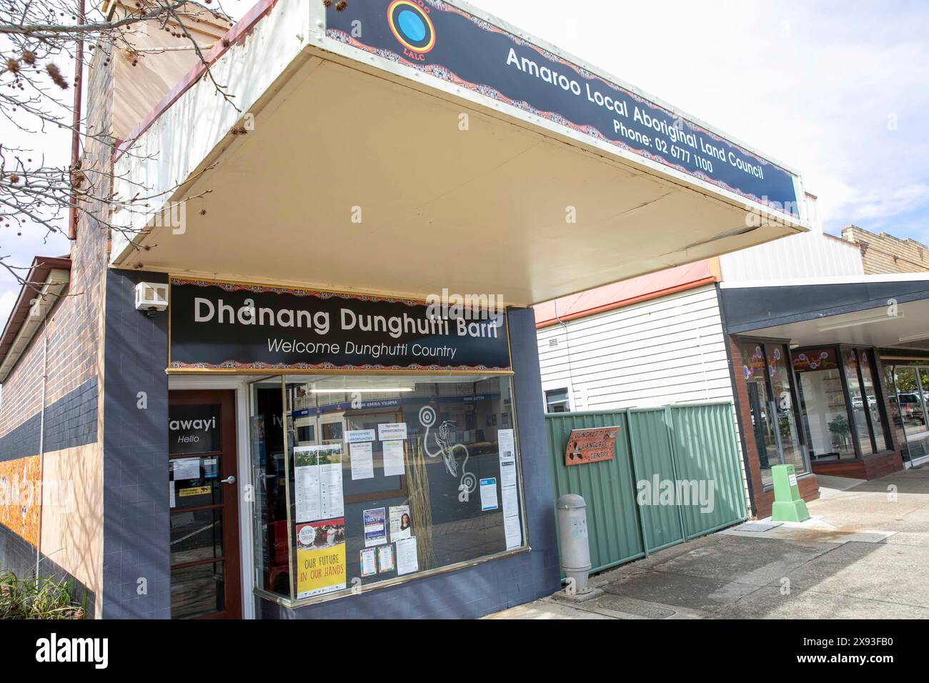 Walcha town centre in New South Wales, Amaro local aboriginal land ...