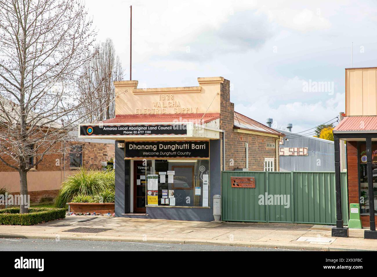 Walcha town centre in New South Wales, Amaro local aboriginal land ...