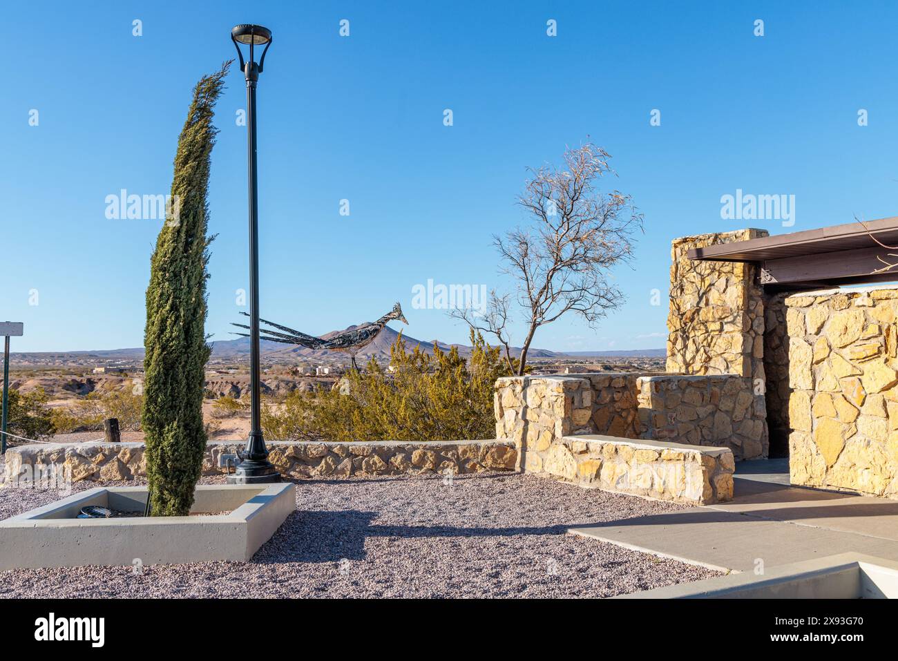 Giant Recycled Roadrunner statue made entirely from discarded materials ...