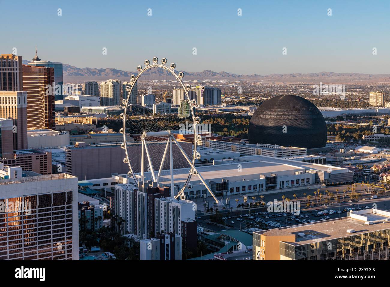 The High Roller Observation Wheel on the strip in Las Vegas, Nevada Stock Photo - Alamy
