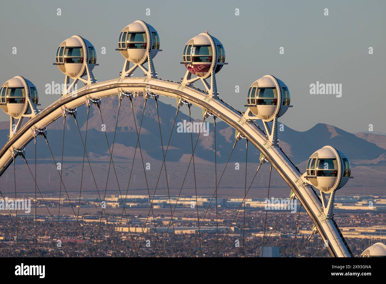 The High Roller Observation Wheel on the strip in Las Vegas, Nevada ...