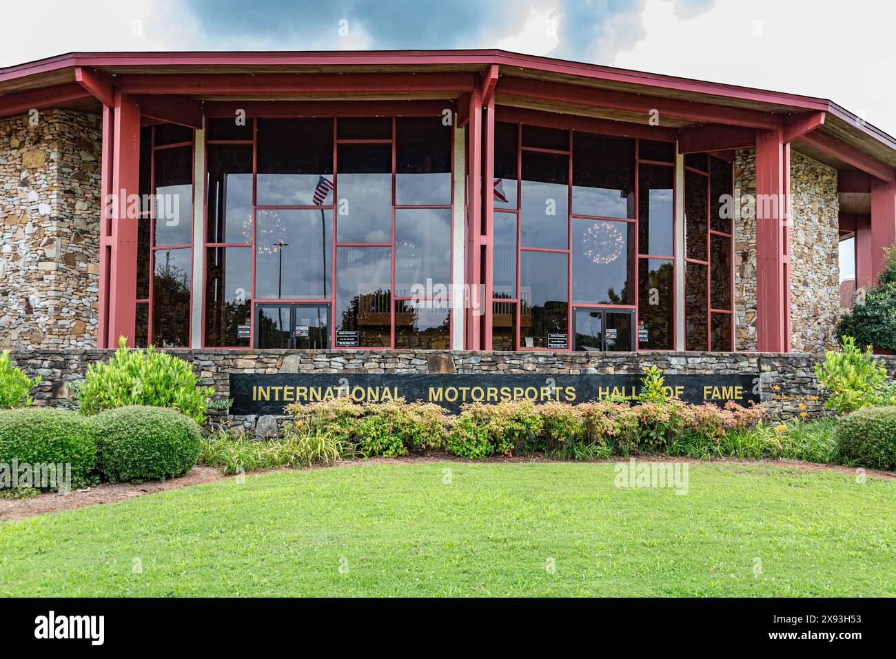 Exterior of the International Motorsports Hall of Fame at the Talladega ...