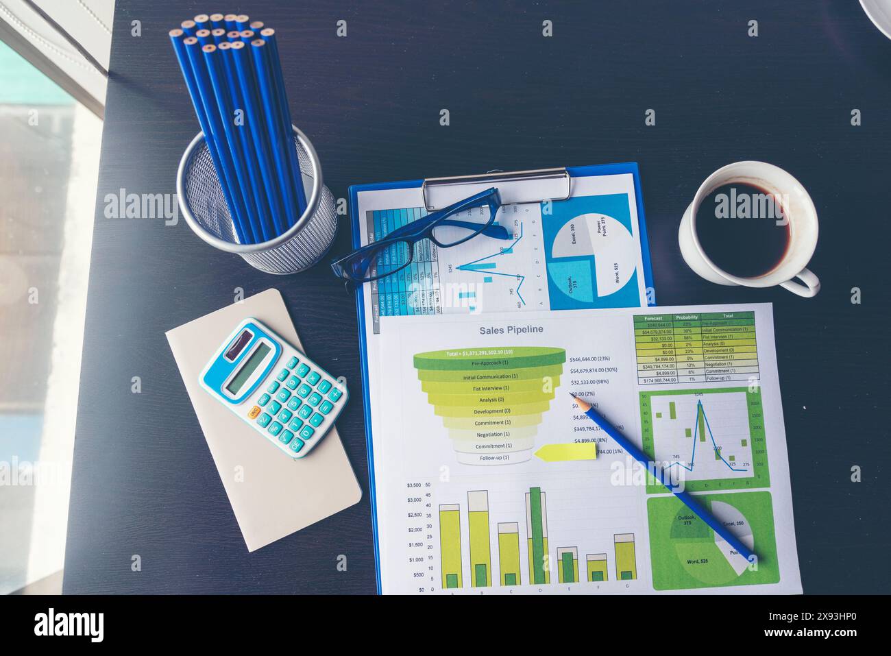 Excel stat spreadsheet business analytics graph statistic with graph ...