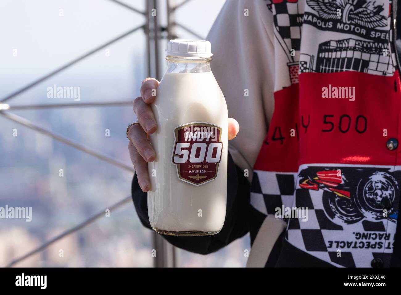 West Point, USA. 28th May, 2024. Josef Newgarden, winner of 2024 Indy ...