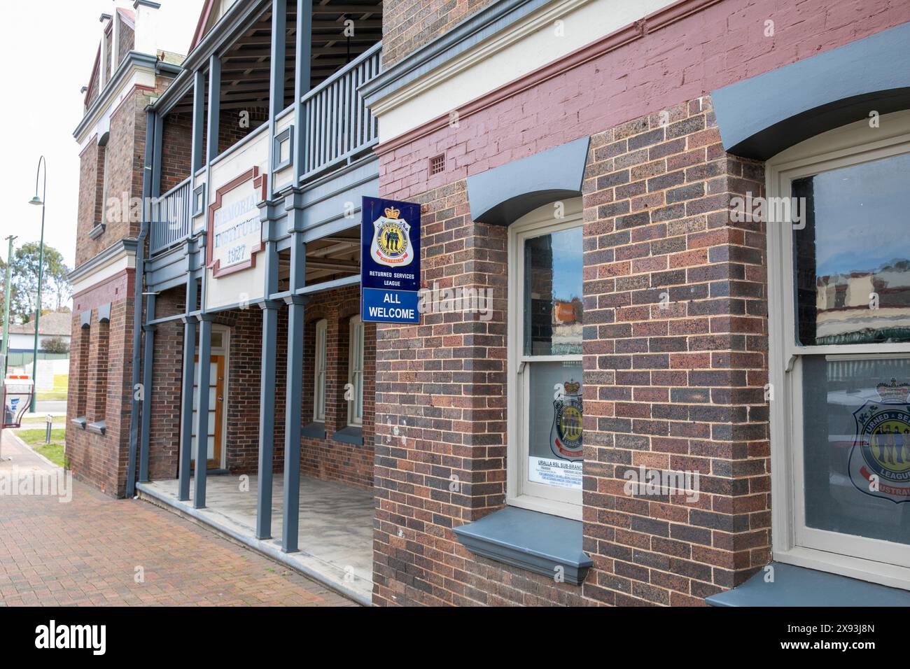 Returned Services League RSL club in Uralla town centre, New South ...