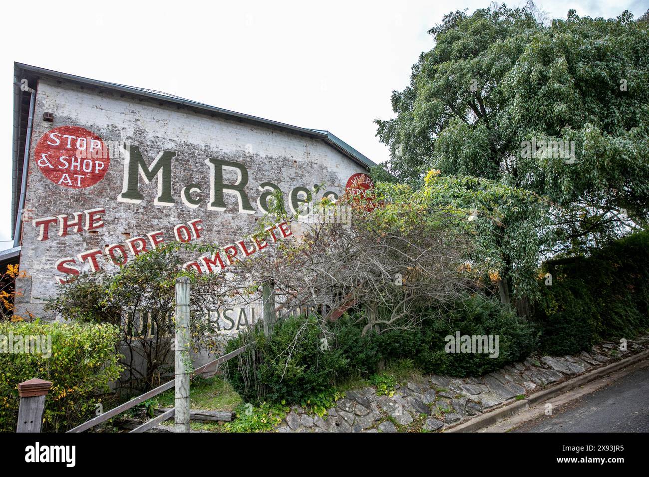 Uralla town centre and McCrossins Mill museum building, one of the many ...