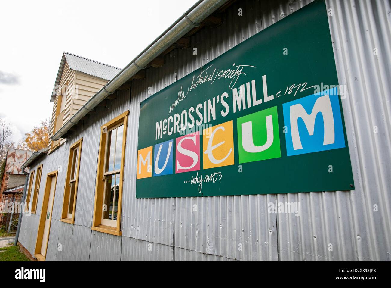 Uralla town centre and McCrossins Mill museum building, one of the many ...