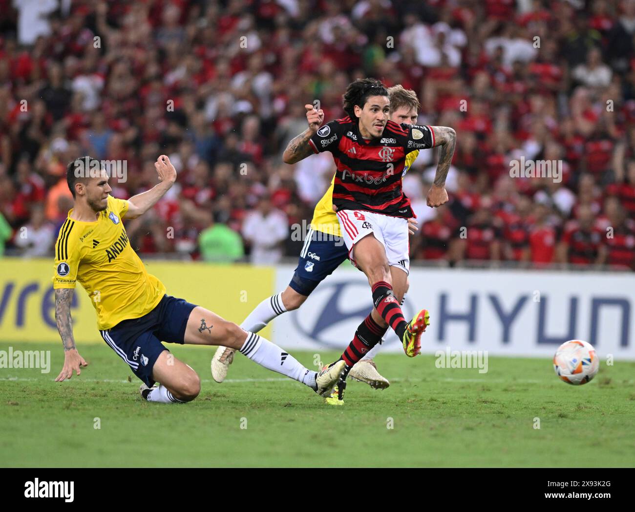 Copa Libertadores - Flamengo vs Millonarios, Rio De Janeiro, Brazil ...