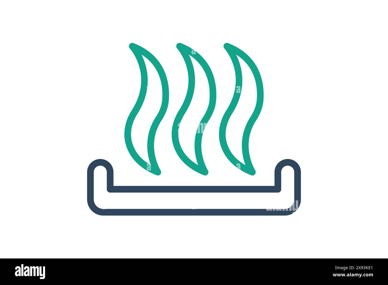 Heating icon. icon related to utilities. line icon style. utilities ...