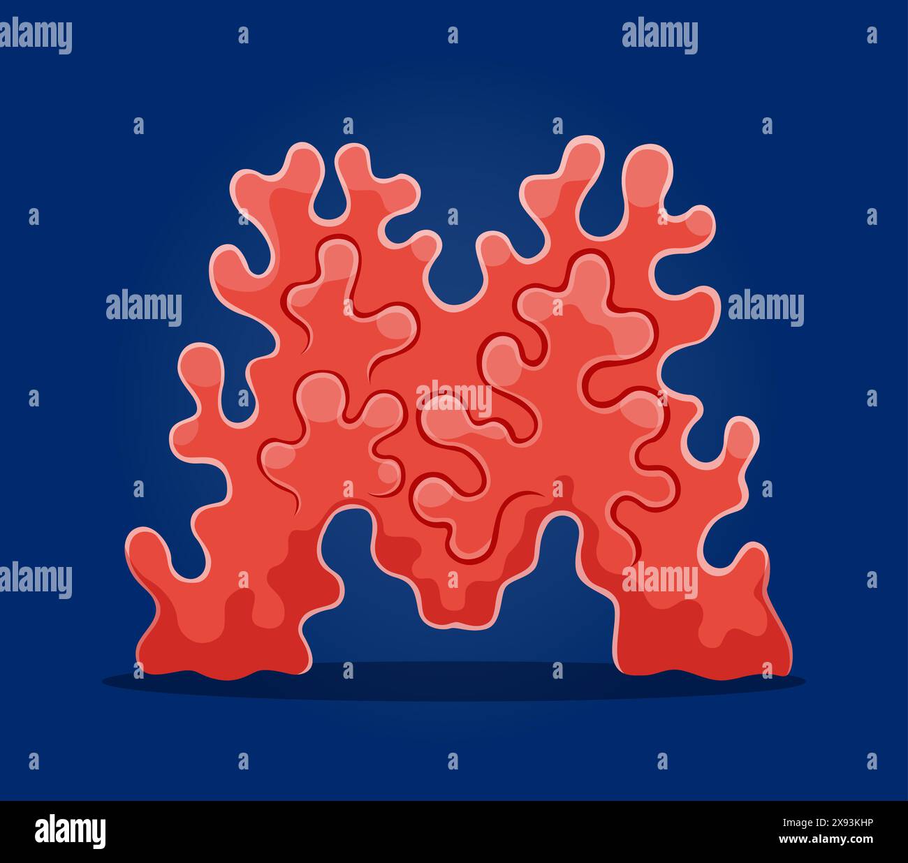 Coral sea reef nursery Stock Vector Images - Alamy