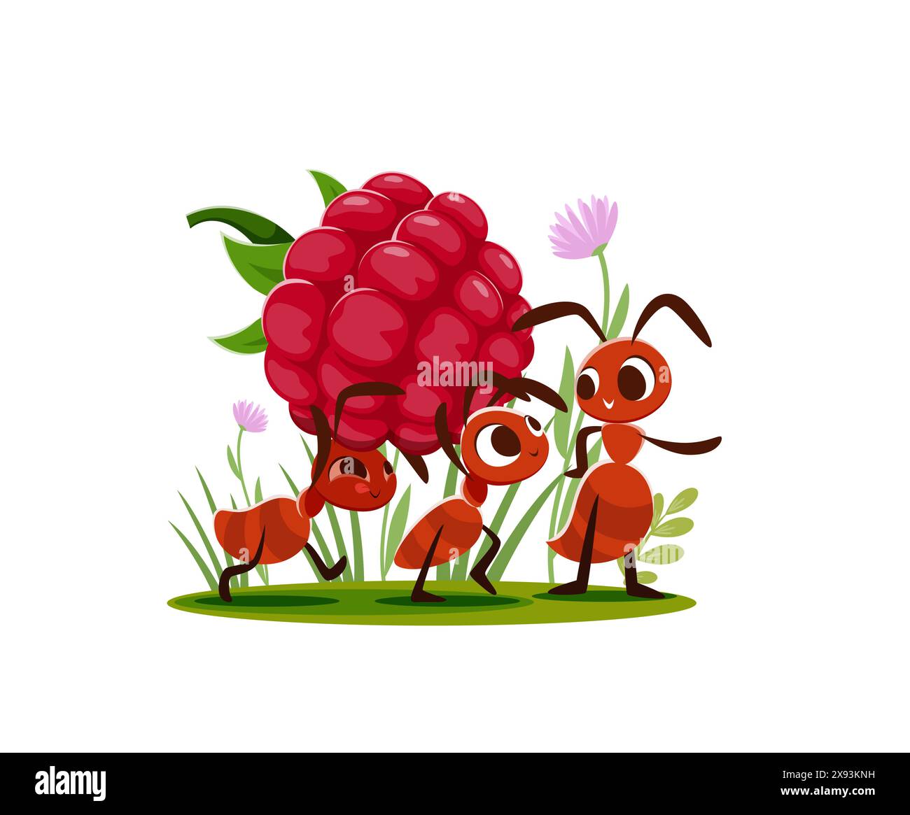 Ants working in anthill Stock Vector Images - Alamy