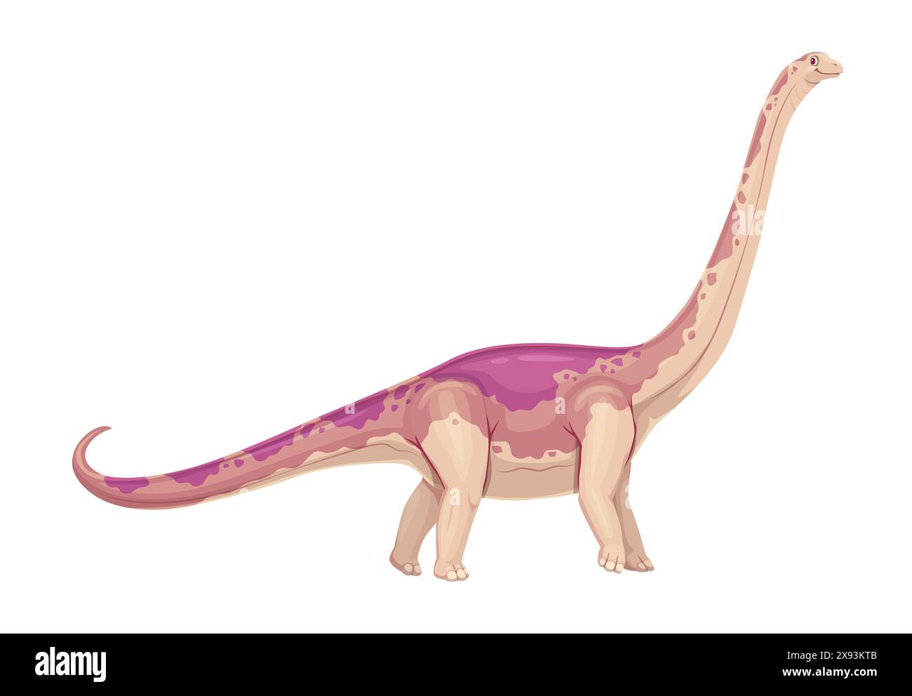 Mamenchisaurus prehistoric dinosaur showcasing its long neck and ...