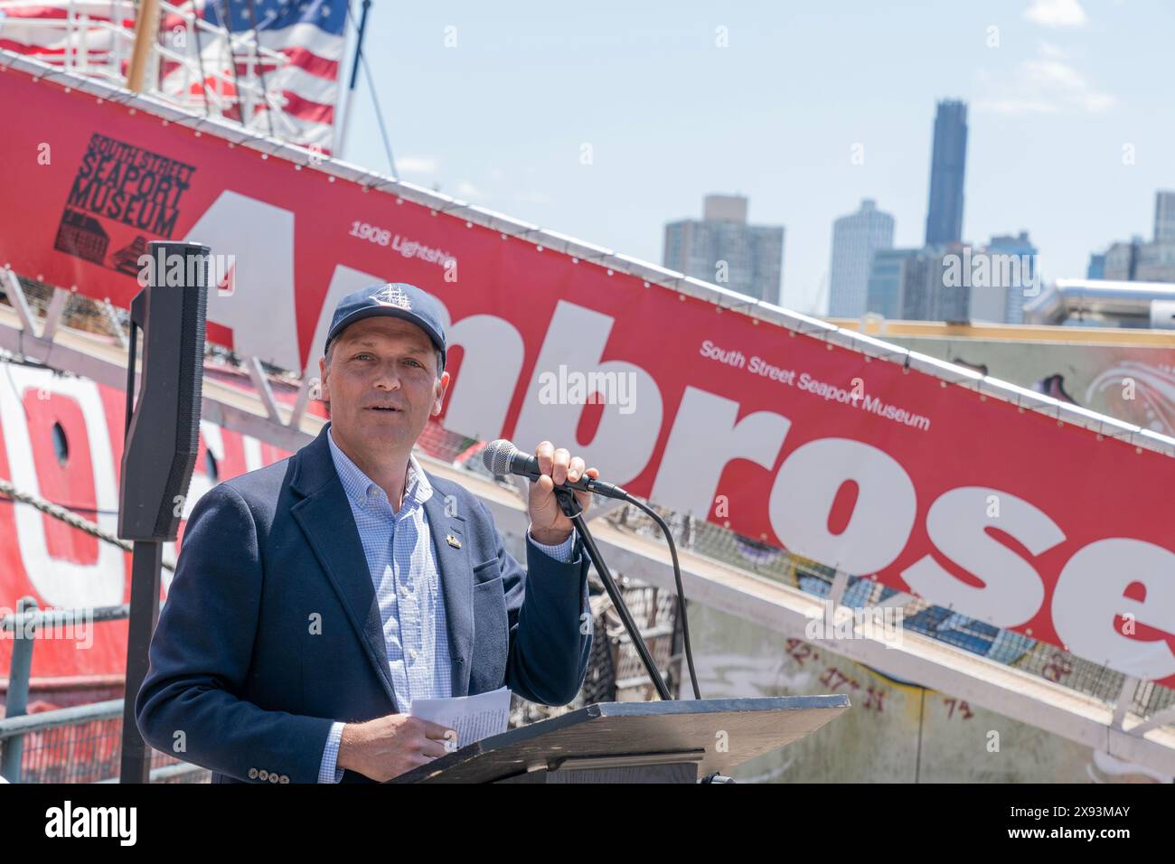 Museum President and CEO Jonathan Boulware speaks during South Street ...