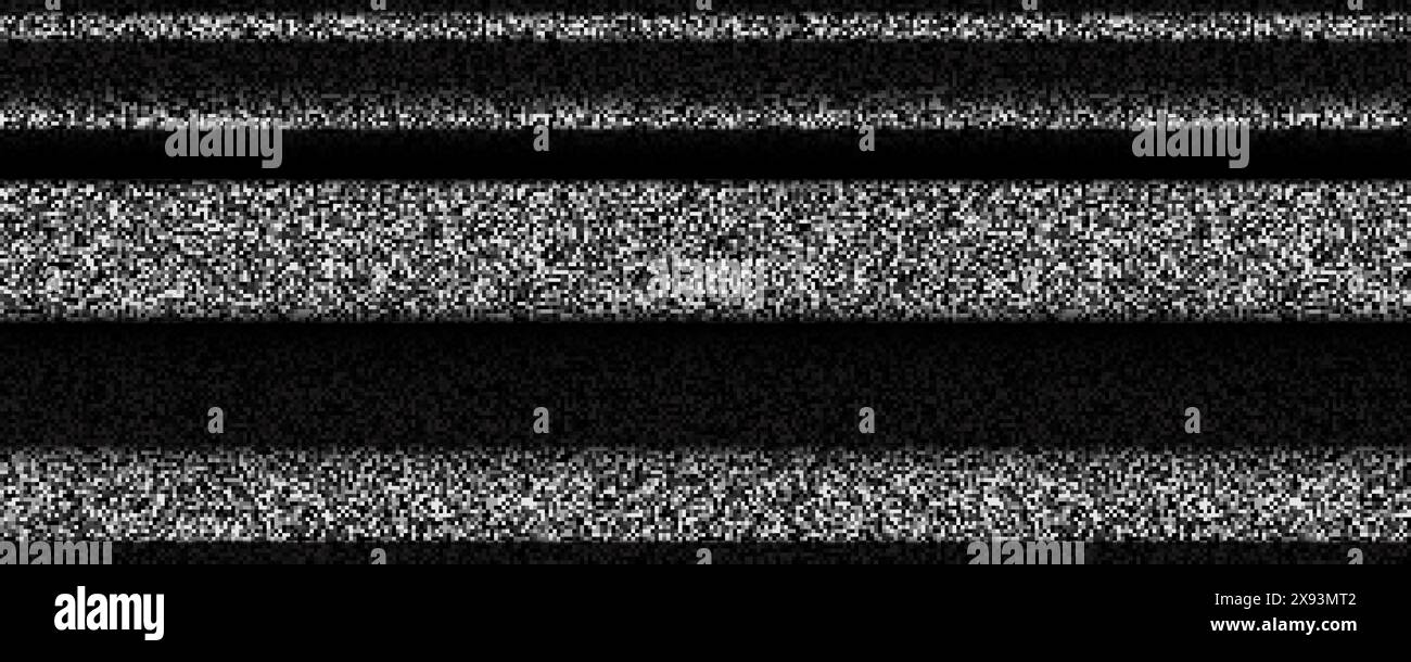 TV static noise background. Glitched white noise texture. VHS video ...