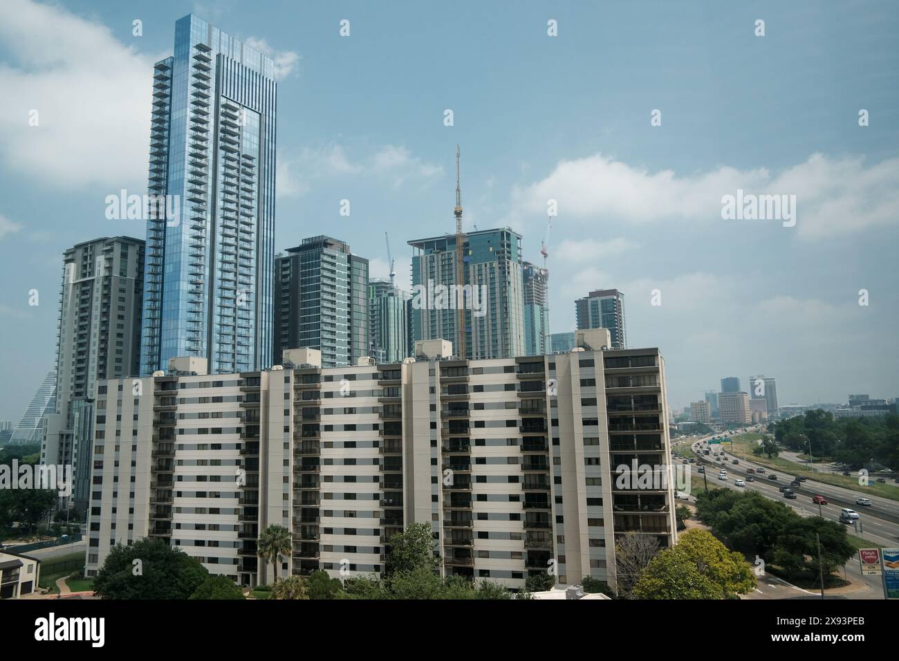 Skyline in development Austin, Texas Stock Photo - Alamy