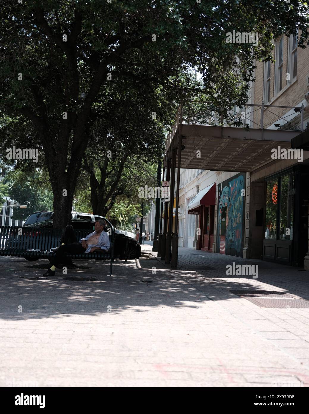 Homeless in Austin Texas Stock Photo - Alamy