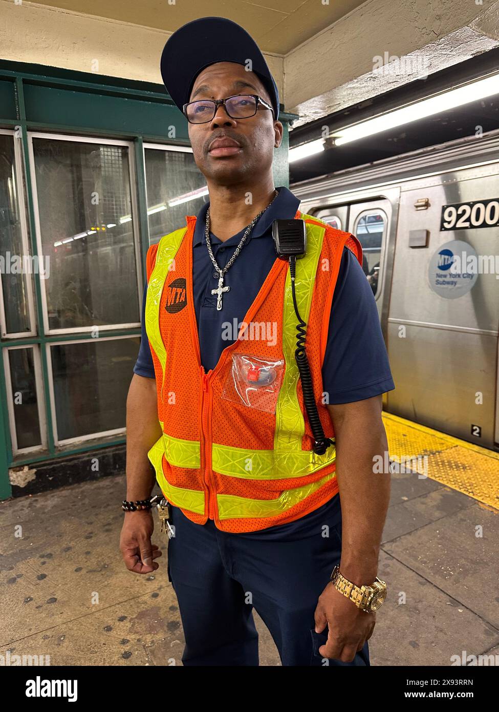 Mta worker hi-res stock photography and images - Alamy