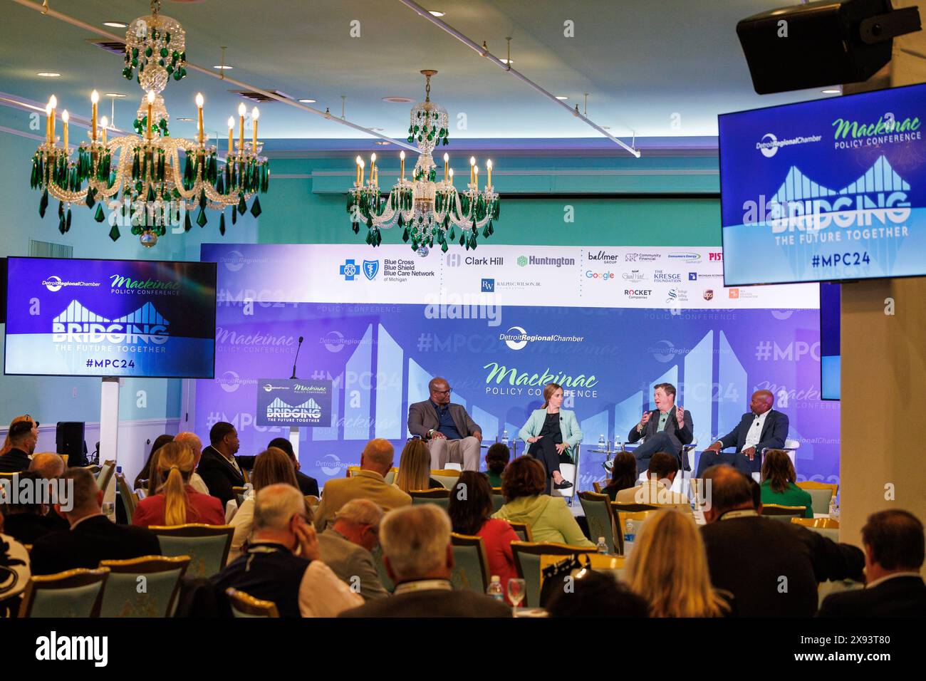 Mackinac Island, United States. 28th May, 2024. Michigan Speaker of the ...