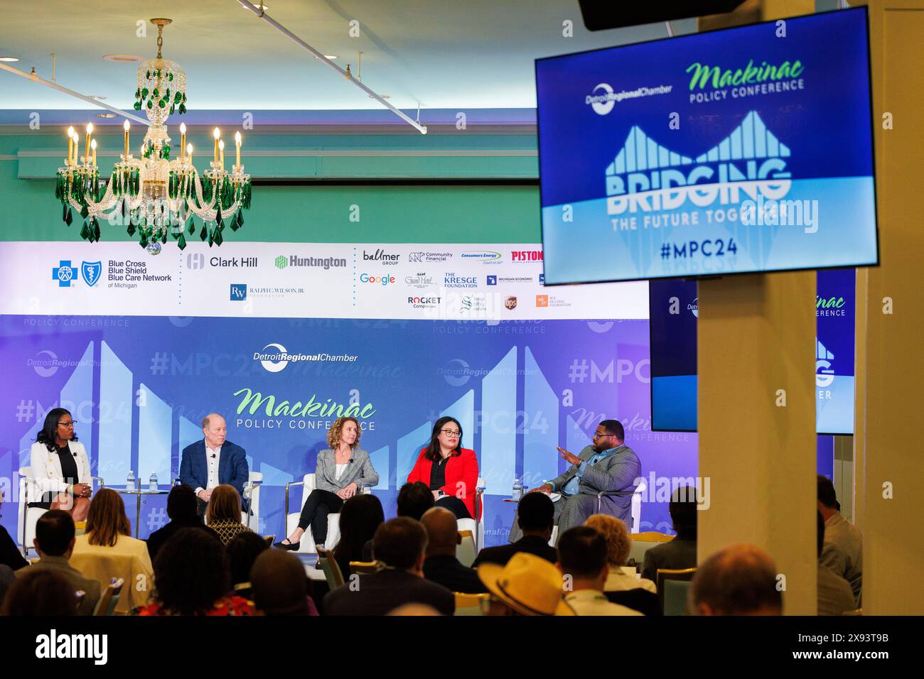 Mackinac Island, United States. 28th May, 2024. State Sen. Sarah ...