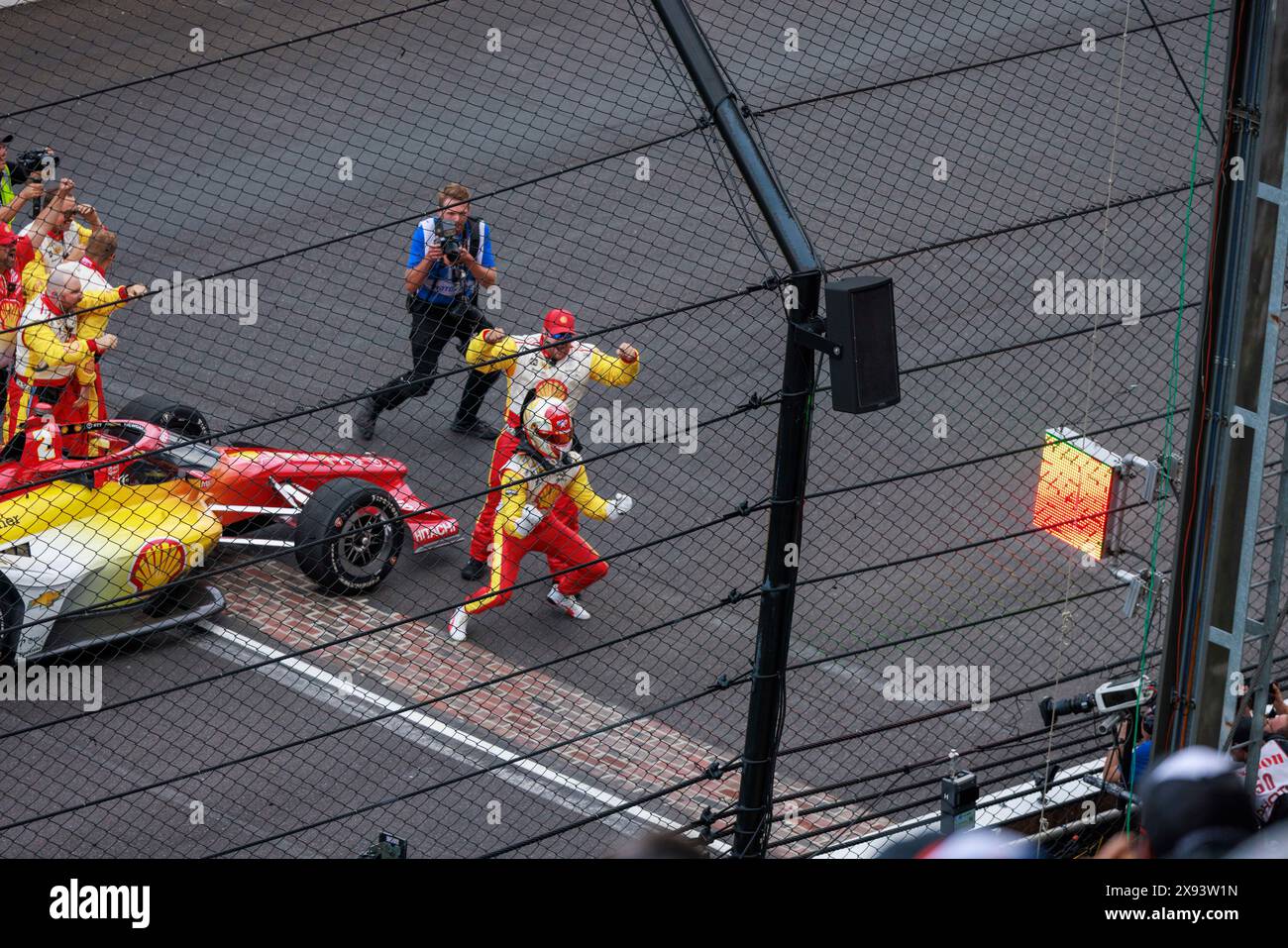 INDIANAPOLIS, INDIANA - MAY 26: Race car driver Josef Newgarden (2 ...