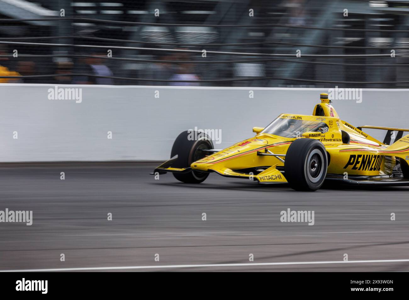 INDIANAPOLIS, INDIANA - MAY 26: Race car driver Scott McLaughlin (3 ...