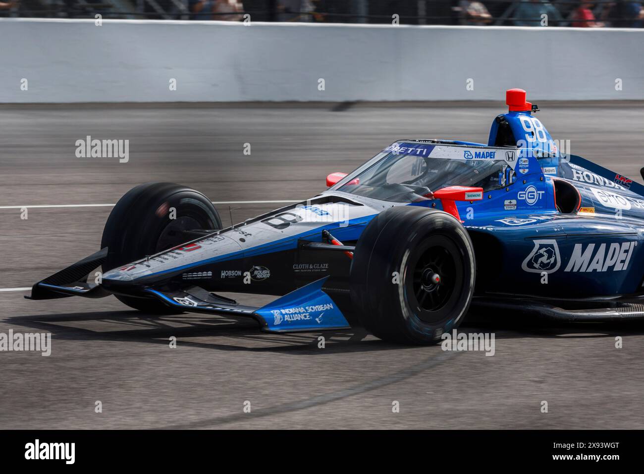 INDIANAPOLIS, INDIANA - MAY 26: Race car driver Marco Andretti (98 ...