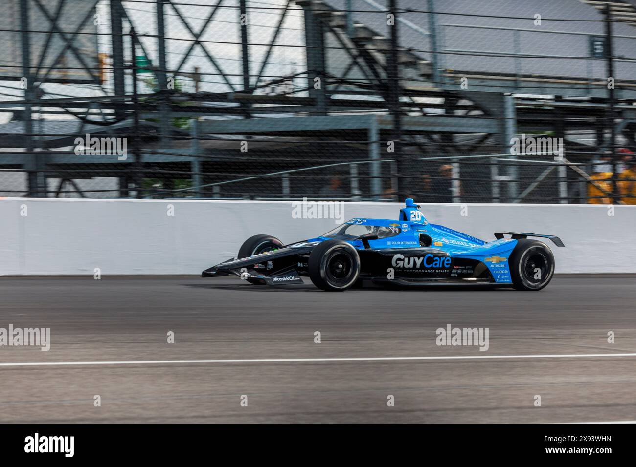 INDIANAPOLIS, INDIANA - MAY 26: Race car driver Ed Carpenter races ...