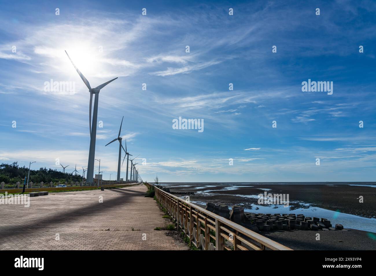 Gaomei Wetlands Area, a flat land which spans over 300 hectares, also a ...