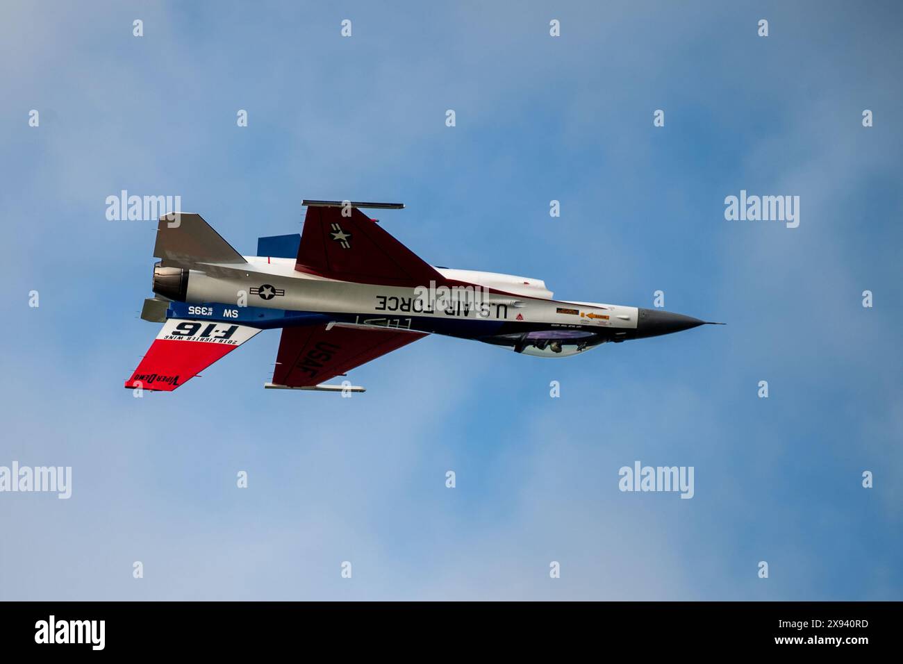 U.S. Air Force Capt. Taylor “FEMA” Hiester, F-16 Viper Demonstration ...
