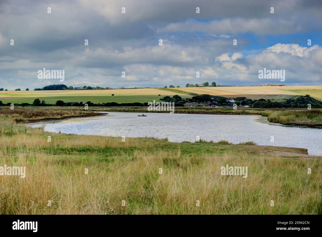 Cuckmere haven canoe hi-res stock photography and images - Alamy
