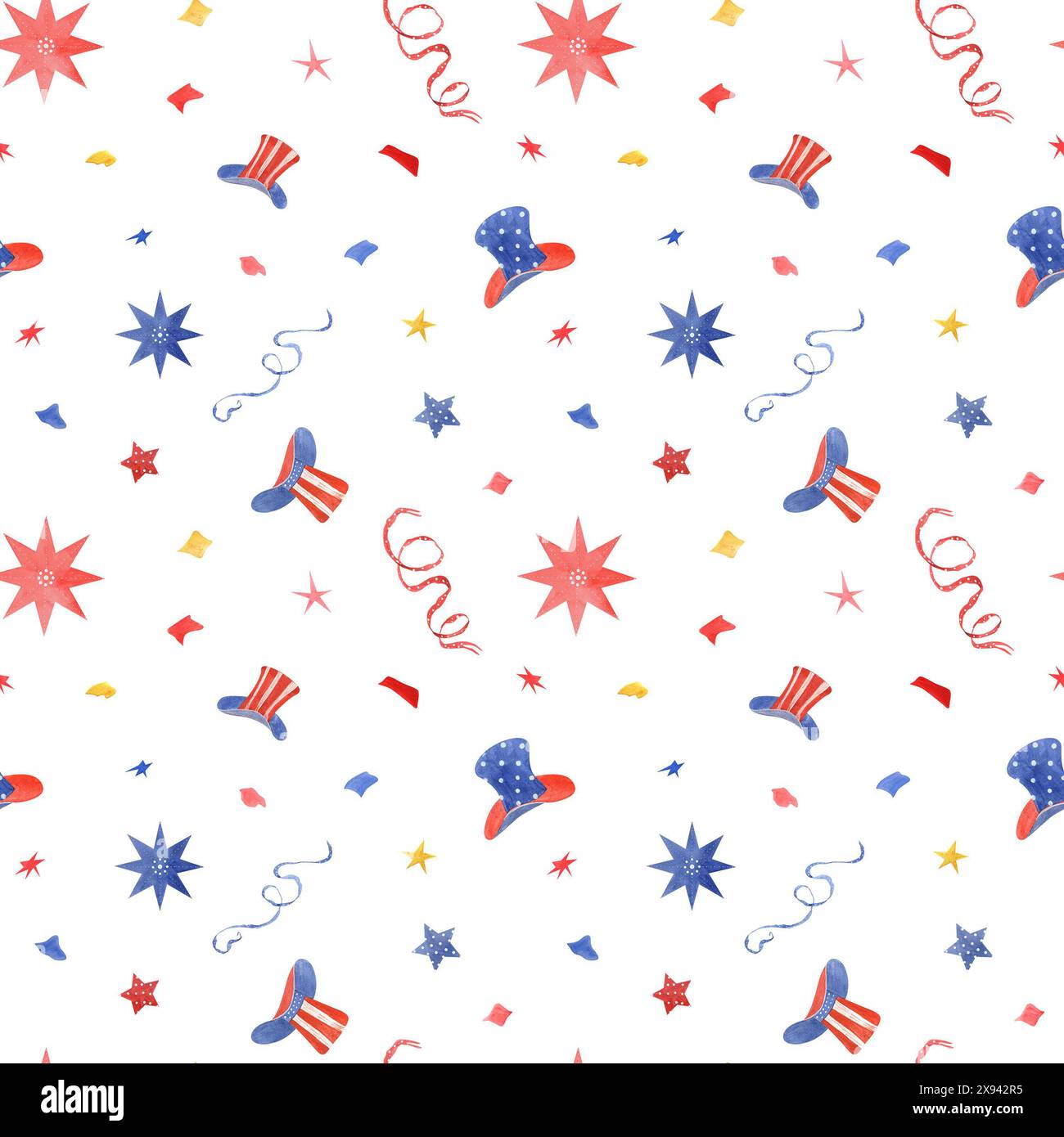 Usa celebration confetti stars Cut Out Stock Images & Pictures - Alamy