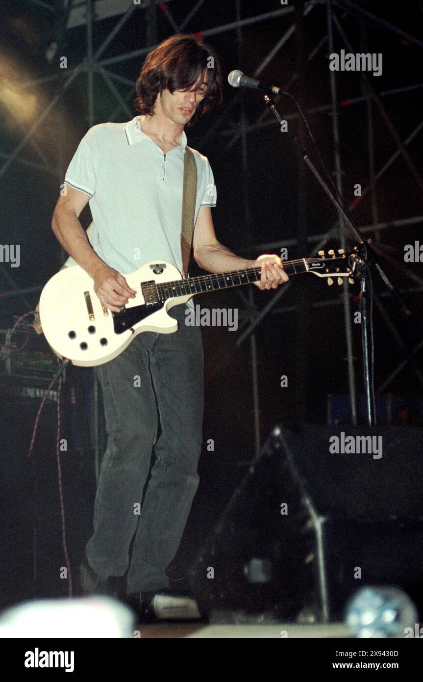 Milan Italy 03/06/1996 : Cristiano Godano singer and guitarist of the ...