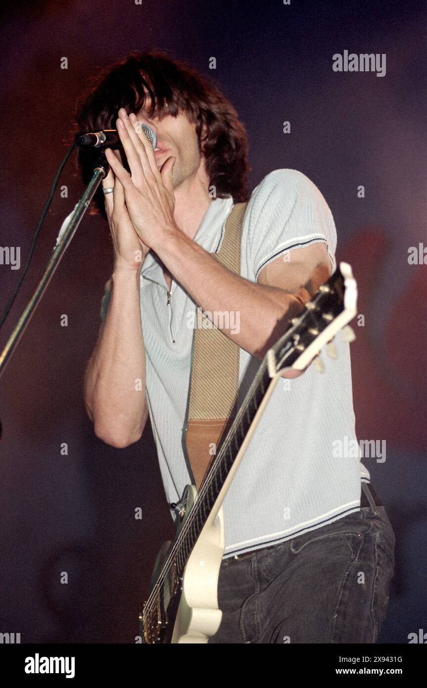 Milan Italy 03/06/1996 : Cristiano Godano singer and guitarist of the ...