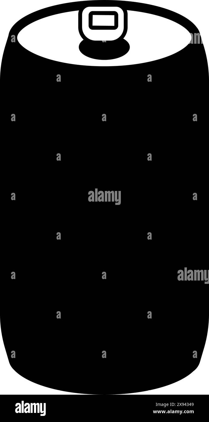 Steel can (aluminum can) vector icon illustration Stock Vector Image ...