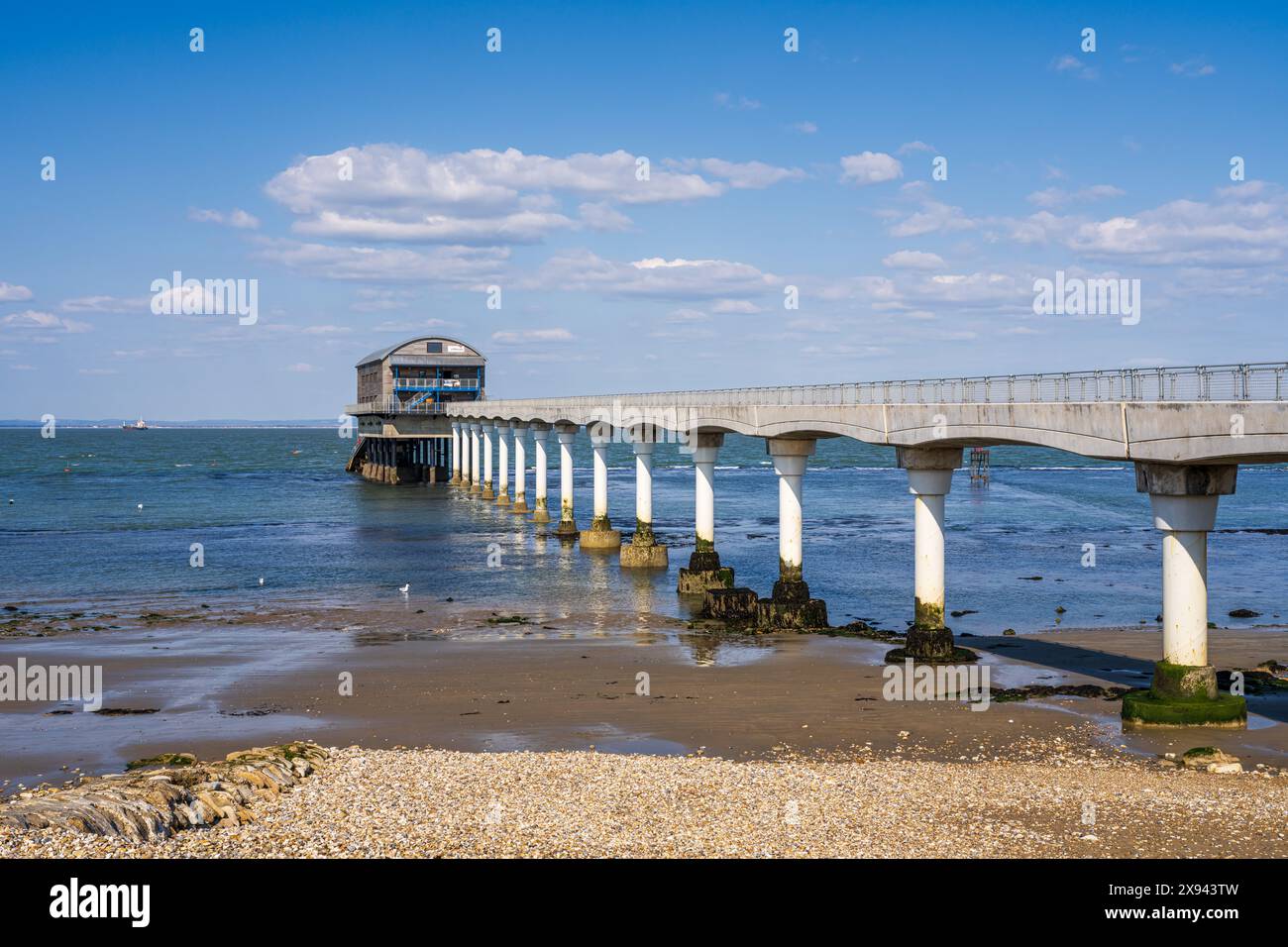 Bembridge, Isle of Wight, England, UK - April 20, 2023: The pier and ...